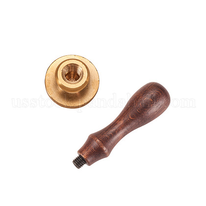 DIY Scrapbook Brass Stamps, Wood Handles, 25x14mm – usstock.panahall.com